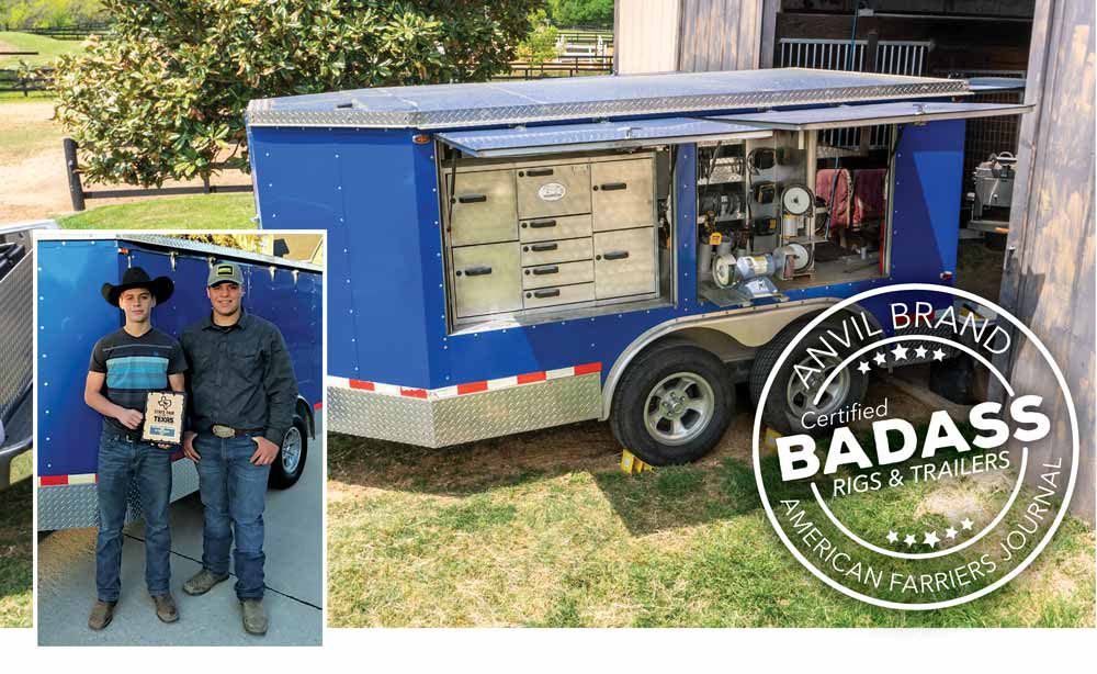 Farrier’s Trailer Built by FFA Students