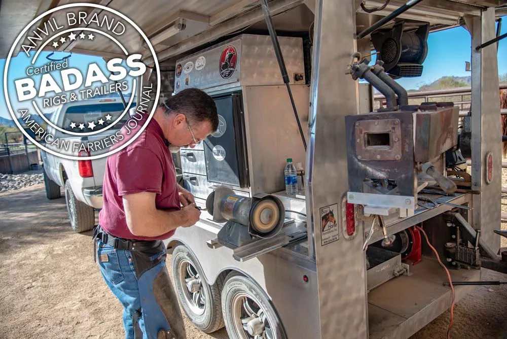 Simplified Farrier Trailer Helps Beat the Heat