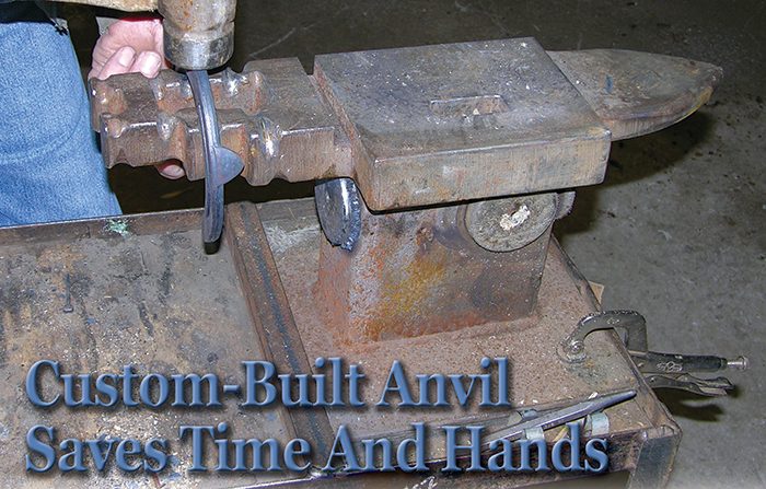 Custom-Built Anvil Saves Time And Hands