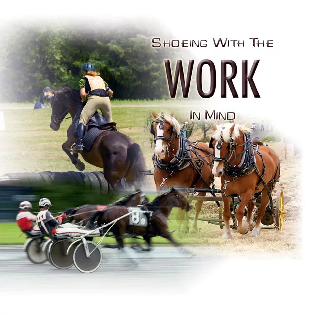 Shoeing with the Work in Mind