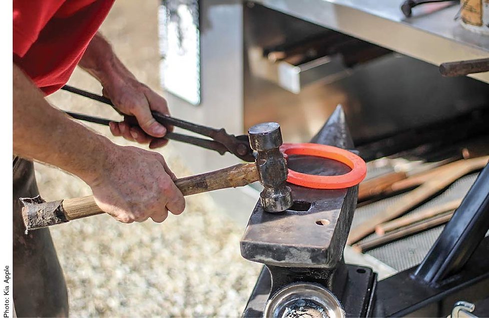 Better Forging Mechanics and Practices Alleviate Arm Pain