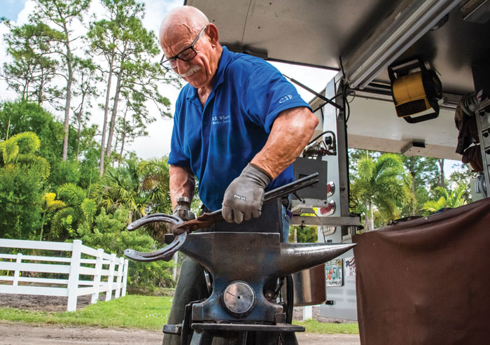 A Shoeing Day with Mike Wharton