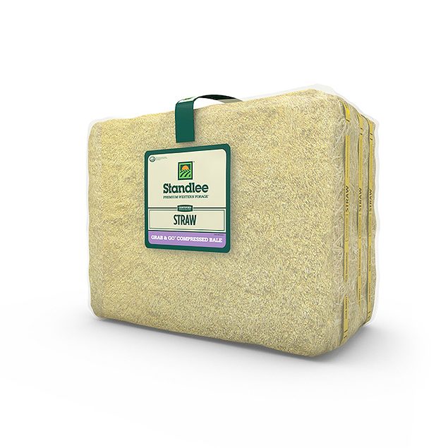 Standlee Premium Western Forage Certified Straw Grab & Go Compressed Bale