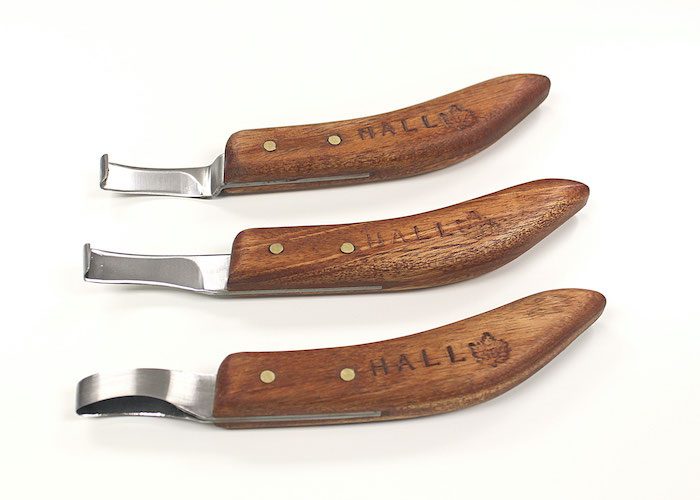 Hall Knife & Forge Ltd. Hall EasE Grip Hoof Knives