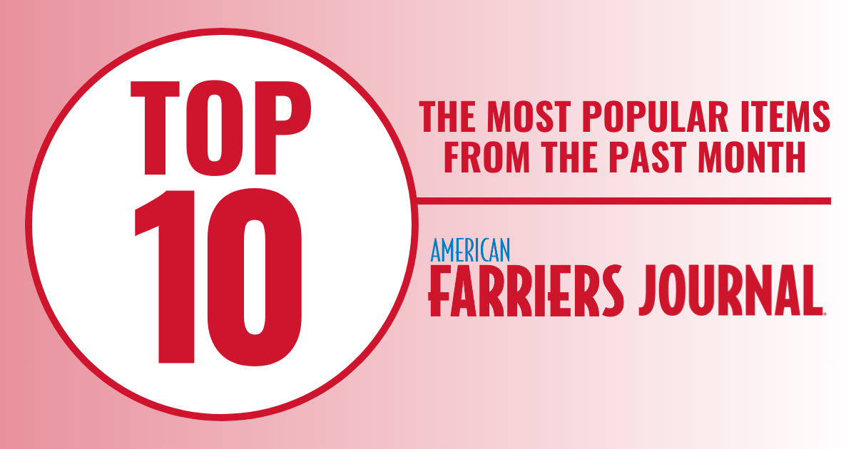 Top 10 Hoof-Care Stories in May 2025