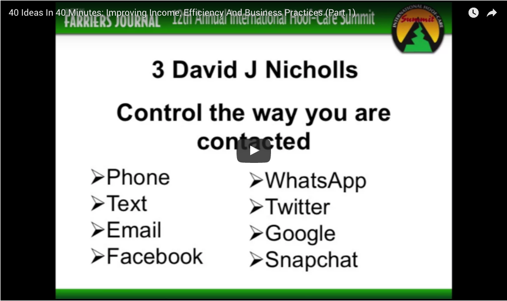 40 Ideas In 40 Minutes: Improving Income, Efficiency And Business ...